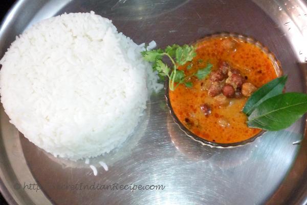 How to make Sundal Kuzhambu (Sundal Curry with Rice) - Indian Recipes ...